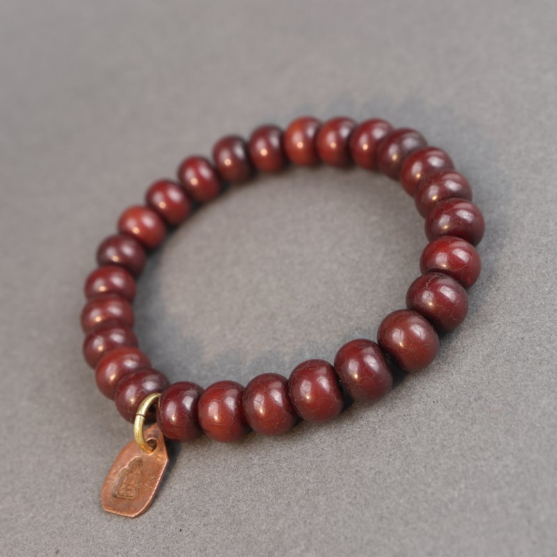 Bodhi Root Beads: Aged Earthly Colored Bodhi Root Beads - Mantrapiece
