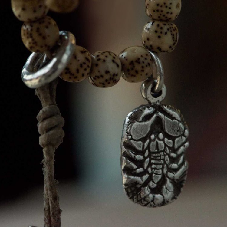 Scorpion Pendant: The Scorpion of Guru Dorje Drolo - Mantrapiece.com